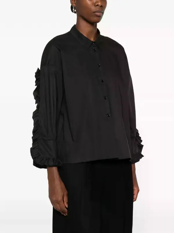 SUSANNE BOMMER Ruffled Long-sleeve Blouse