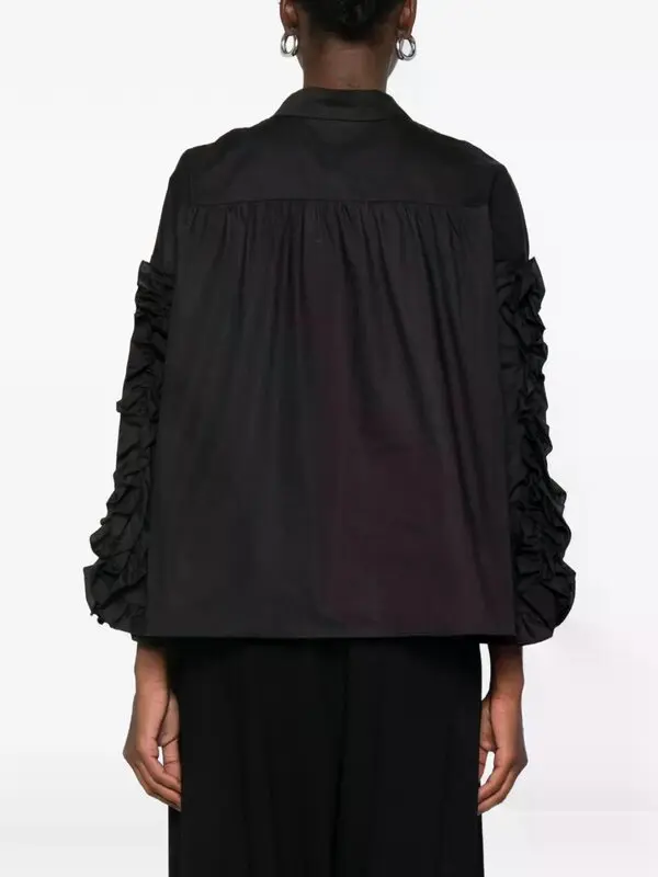 SUSANNE BOMMER Ruffled Long-sleeve Blouse
