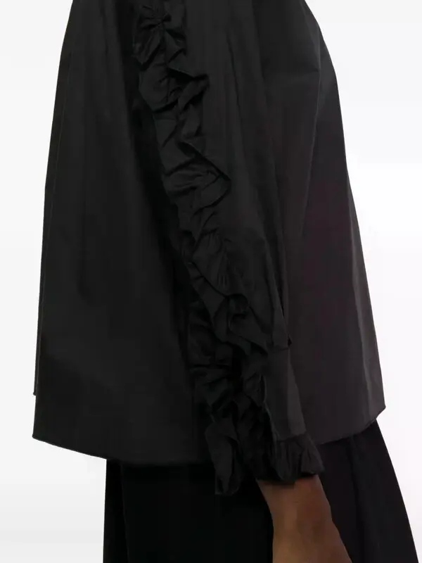 SUSANNE BOMMER Ruffled Long-sleeve Blouse