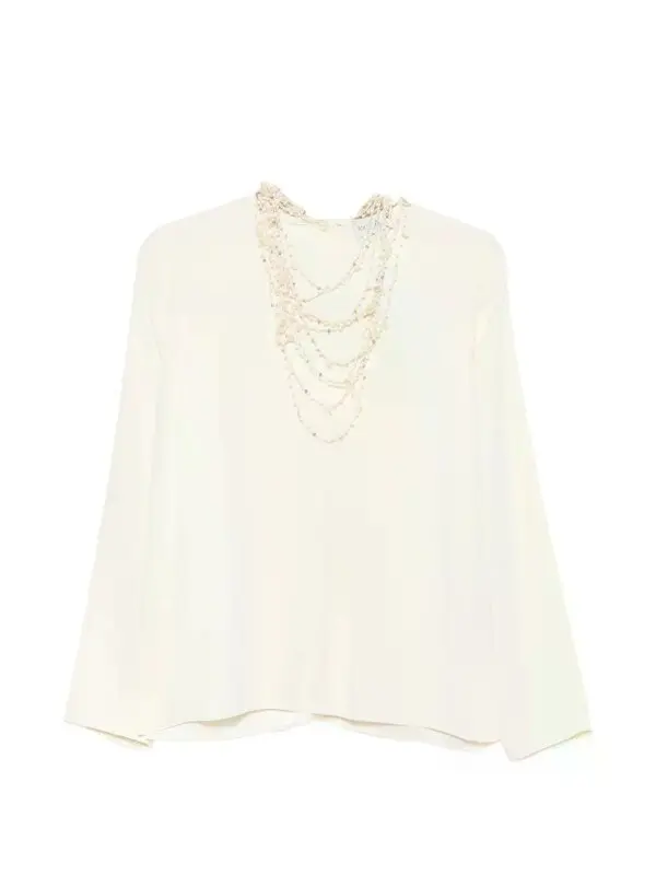 FORTE_FORTE Embellished Blouse