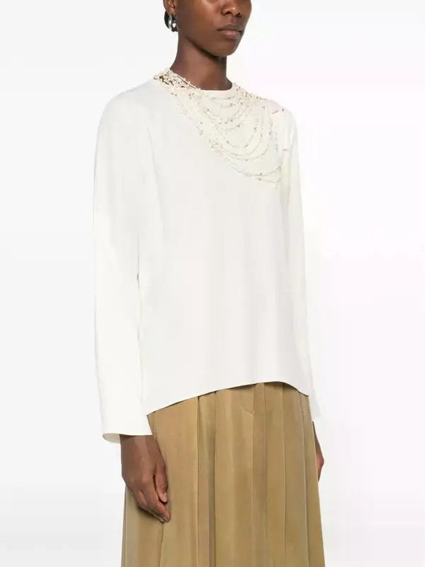 FORTE_FORTE Embellished Blouse
