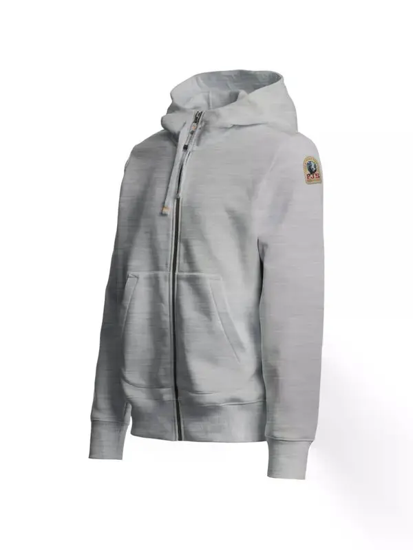PARAJUMPERS Logo-patch Zip-up Hoodie