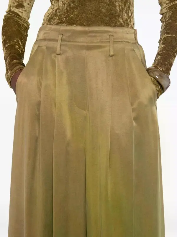 FORTE_FORTE Pleated Midi Skirt