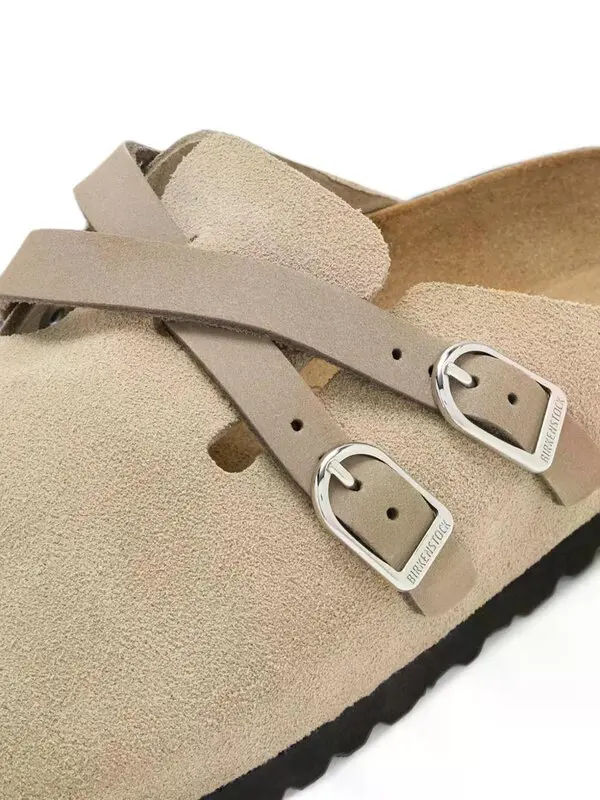 BIRKENSTOCK Blair Suede Mules - Neutrals