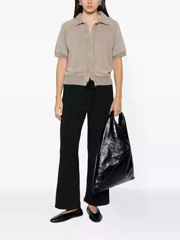 BOBI Drawstring Cropped Track Pants