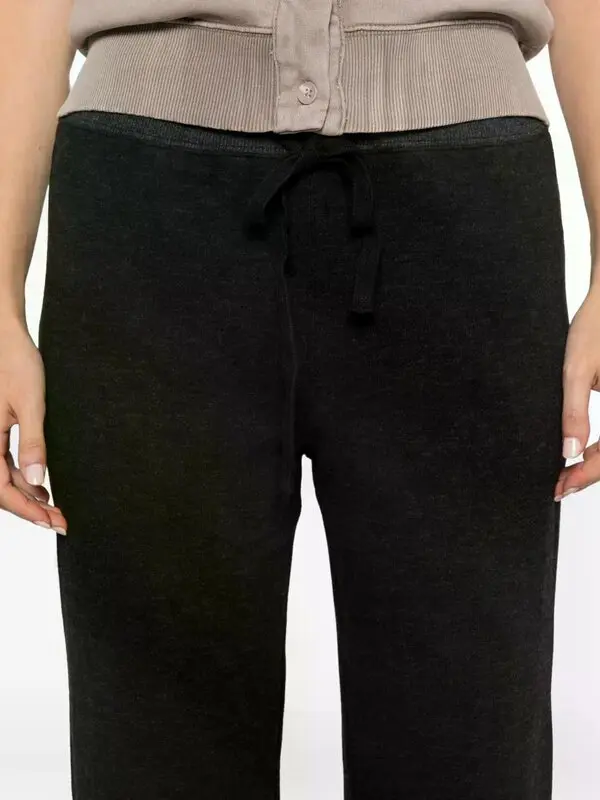 BOBI Drawstring Cropped Track Pants