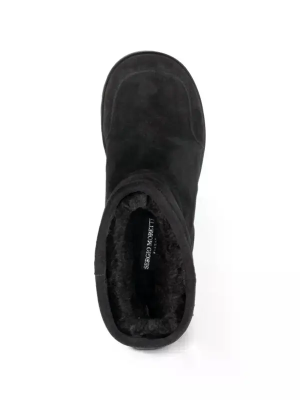 SERGIO MORETTI FIRENZE Suede Chunky-sole Ankle Boots