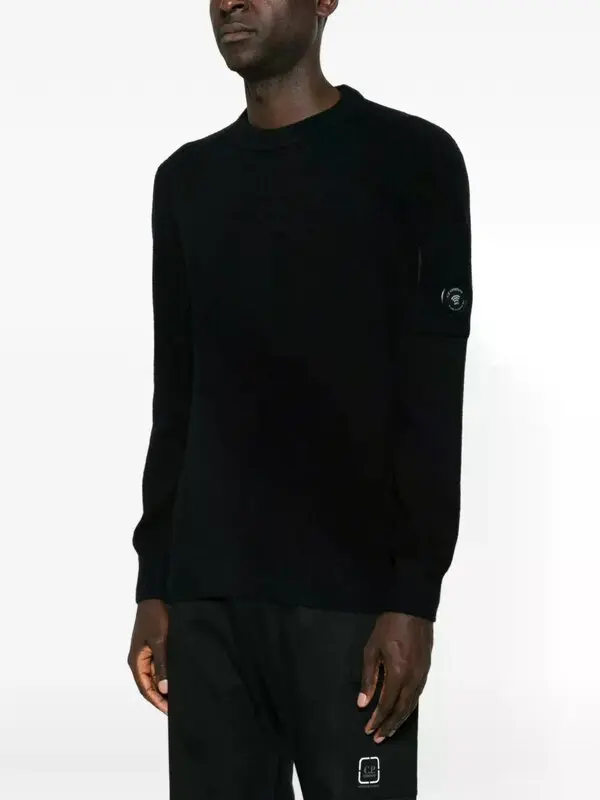 C.P. COMPANY Lens-detail Raglan-sleeve Sweater