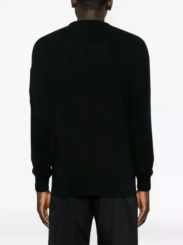 C.P. COMPANY Lens-detail Raglan-sleeve Sweater