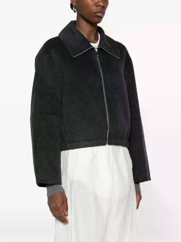 SUSANNE BOMMER Zip-up Cropped Jacket