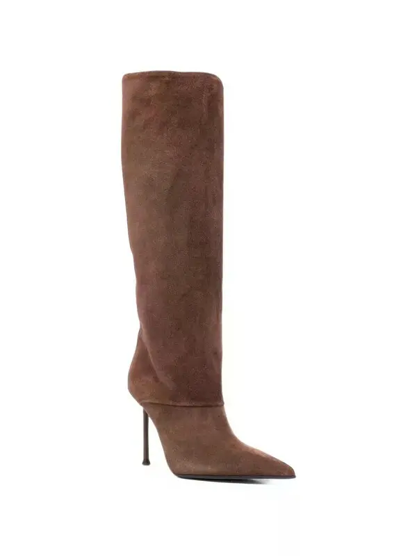 SERGIO LEVANTESI Paprika Pointed-toe Boots
