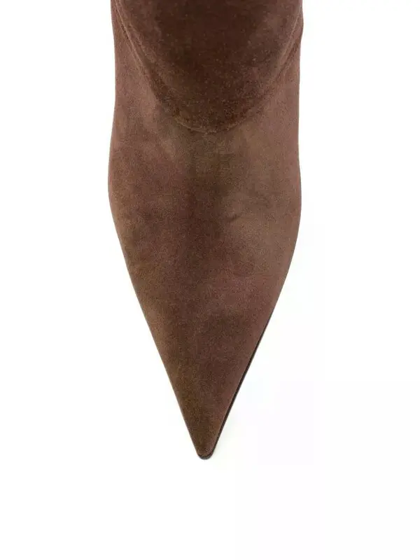 SERGIO LEVANTESI Paprika Pointed-toe Boots