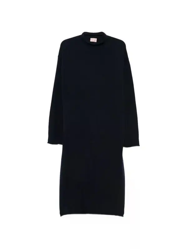 Agl Roll-neck Knitted Midi Dress