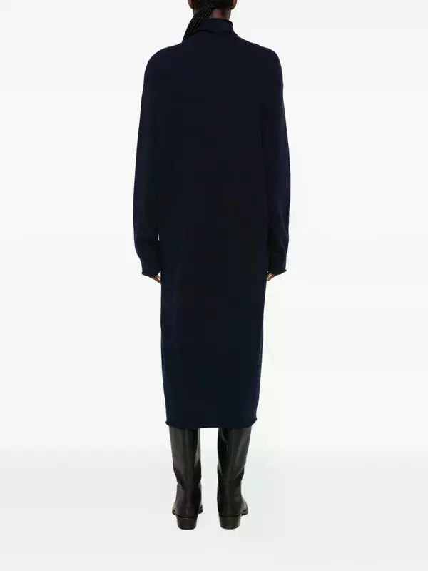 Agl Roll-neck Knitted Midi Dress