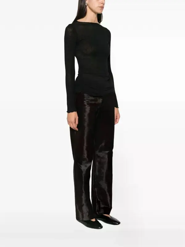 DANIELE FIESOLI Boat-neck Long-sleeve Sweater