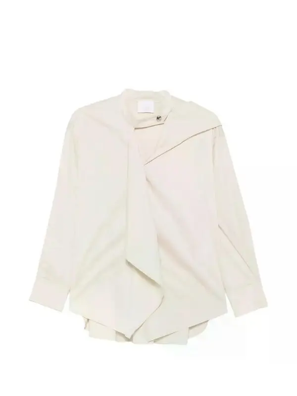 Sú Asymmetric Draped Blouse