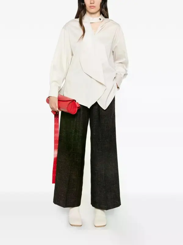 Sú Asymmetric Draped Blouse