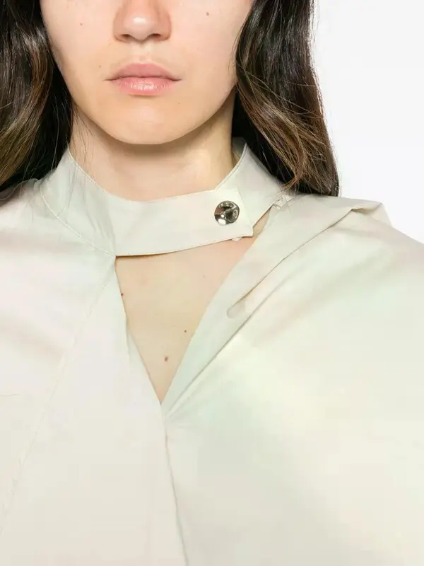 Sú Asymmetric Draped Blouse