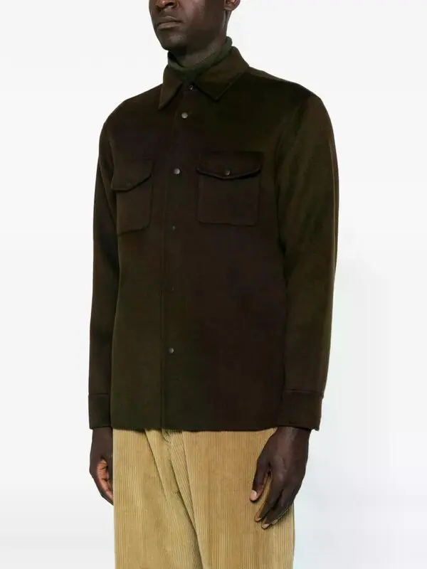 Aspesi Wool-felt Shirt Jacket