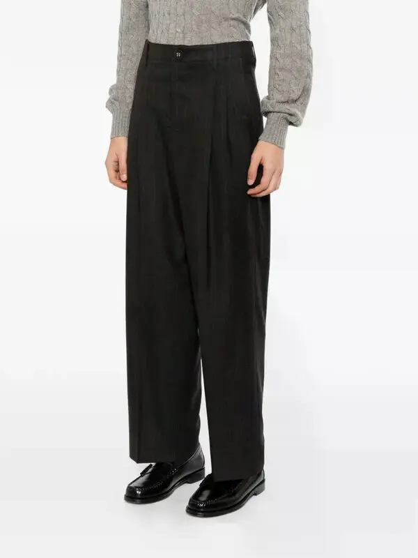 AMI Paris Striped Tailored Trousers