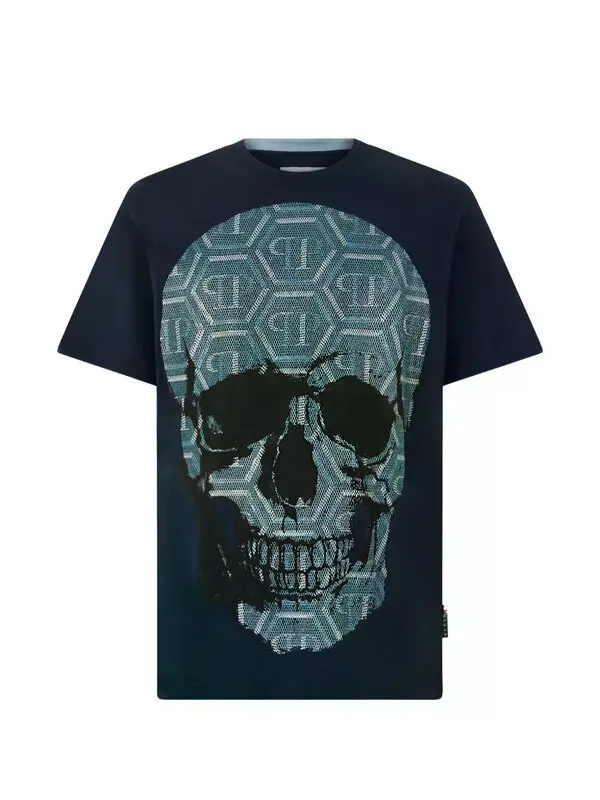 Philipp Plein Skull-monogram T-shirt
