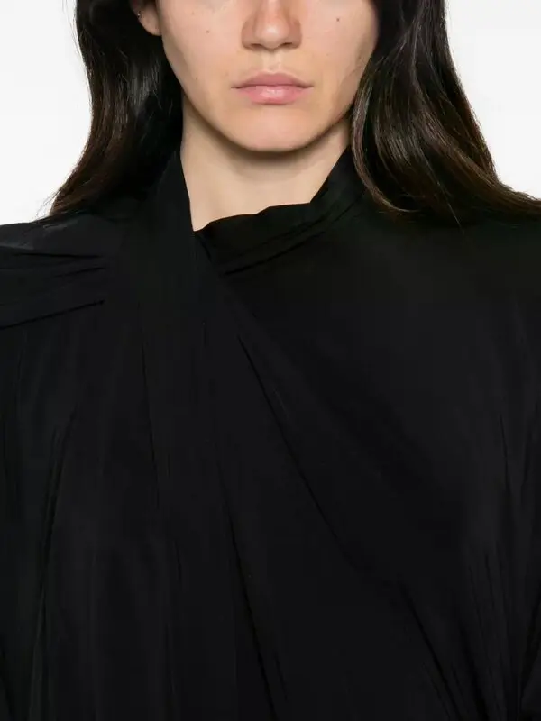 ENTIRE STUDIOS Dalters Draped Long-sleeve Mini Dress