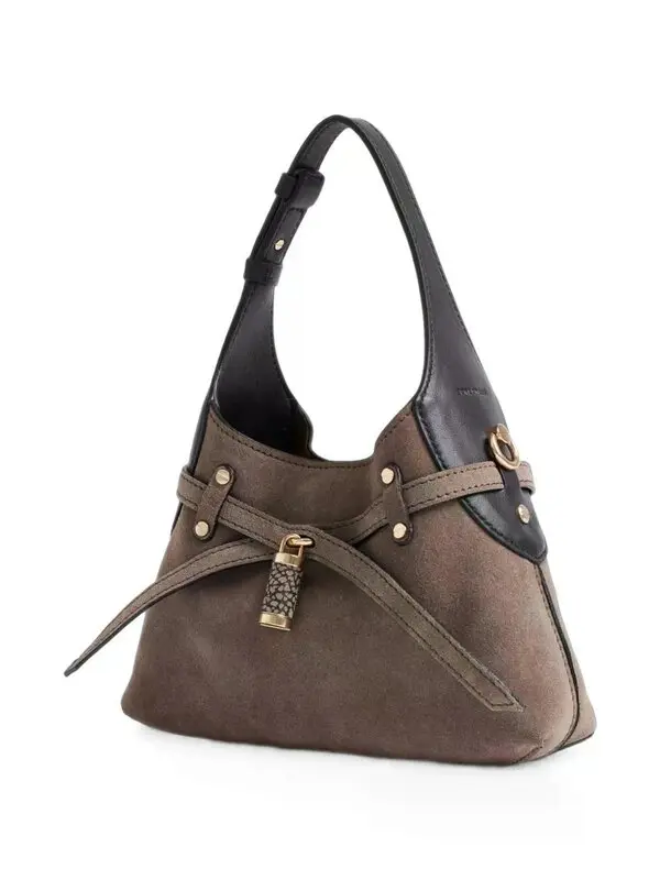 Borbonese Mini B-halo Buckle-detail Tote Bag