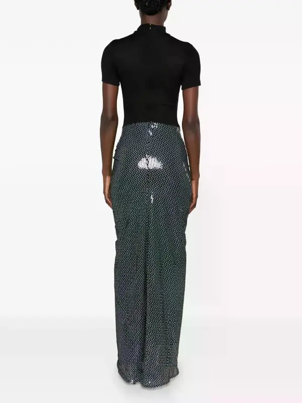Christopher Esber Sequin-embellished Ruched Gown