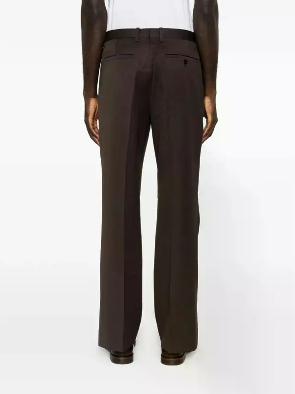 TONYWACK Pressed-crease Tailored Trousers