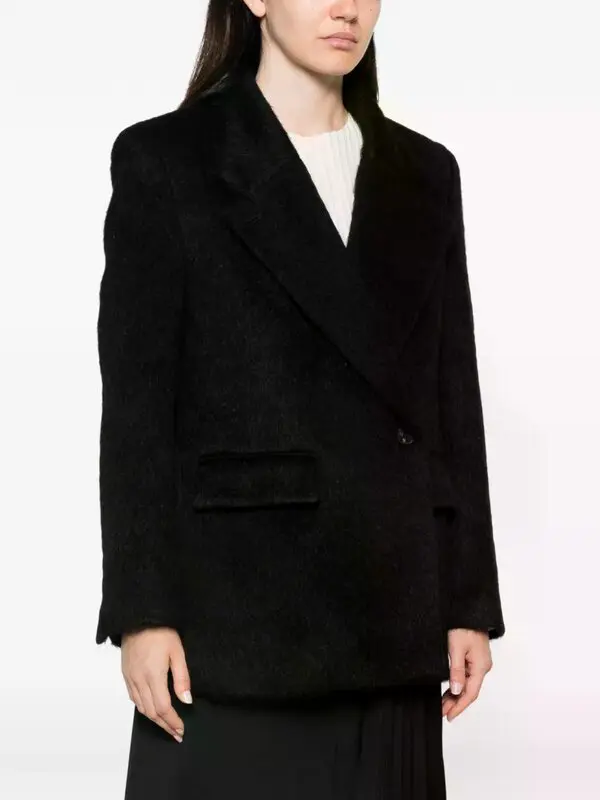 Sú Notched-lapels Single-breasted Blazer