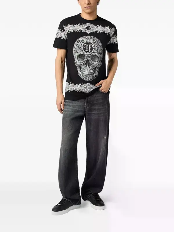 Philipp Plein Baroque-skull T-shirt