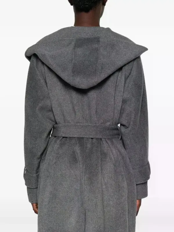 SOLOTRE Hooded Belted Coat