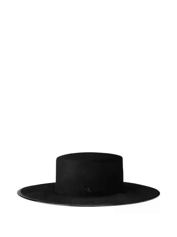 MAISON MICHEL Lana Logo-plaque Hat