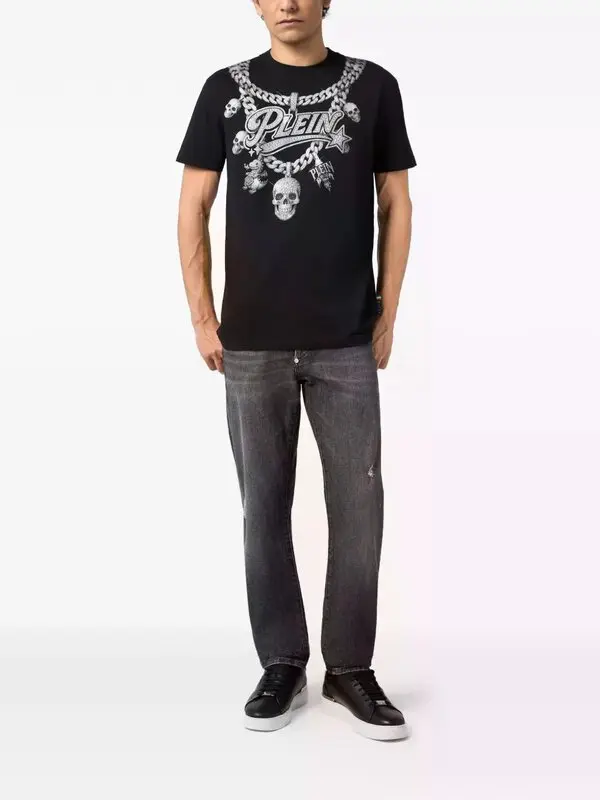Philipp Plein Chains-print T-shirt