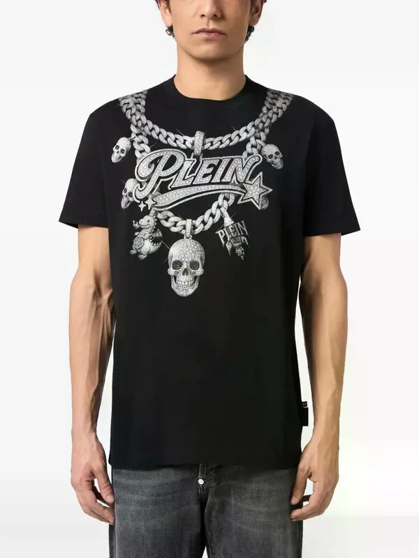 Philipp Plein Chains-print T-shirt