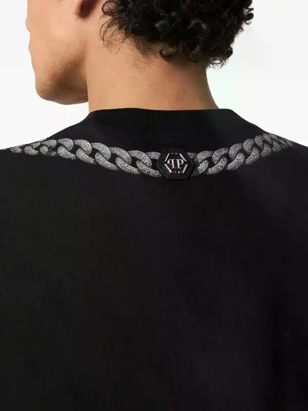 Philipp Plein Chains-print T-shirt