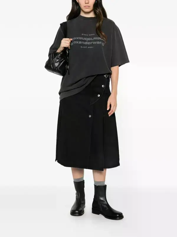 Alexander Wang Logo-print Cotton T-shirt