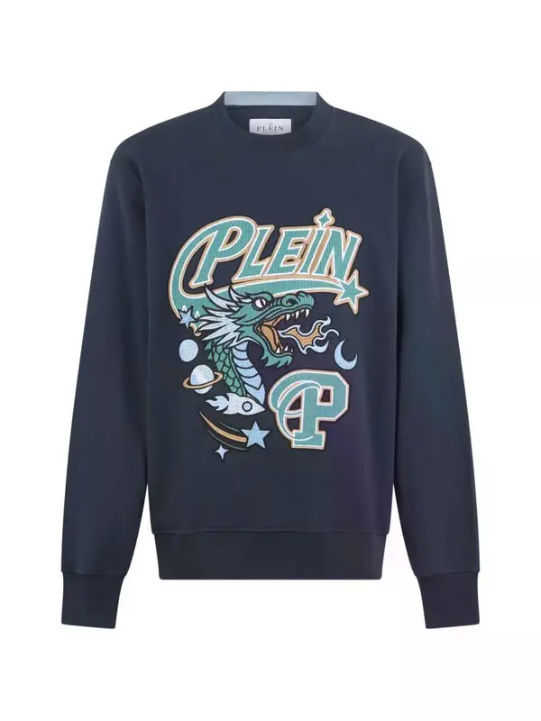 Philipp Plein Embroidered Detail Sweatshirt