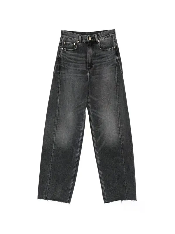 Sandro Faded Raw-cut Jeans