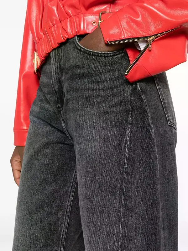 Sandro Faded Raw-cut Jeans