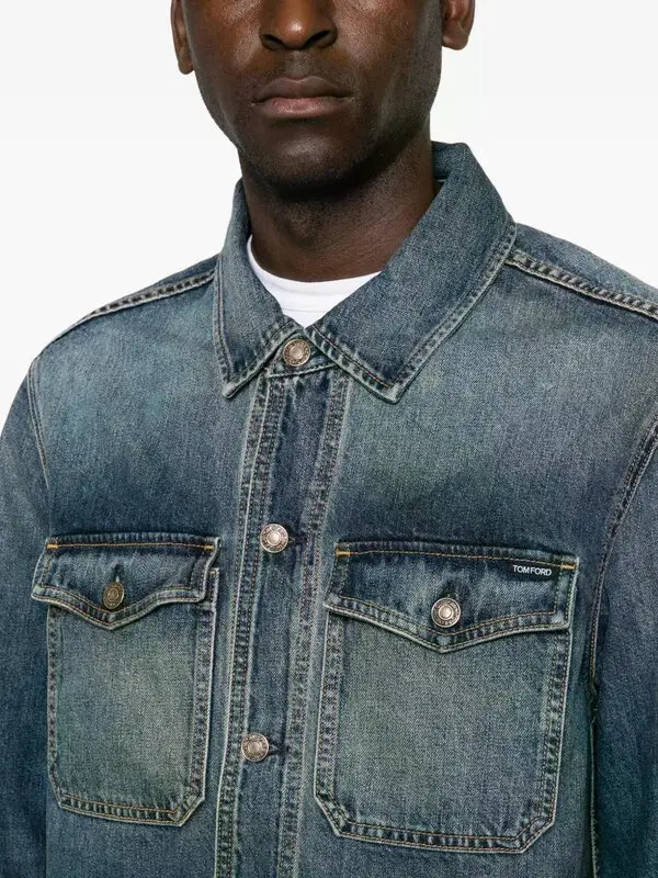 TOM FORD Faded Denim Jacket