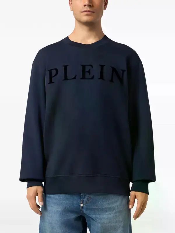 Philipp Plein Logo-patch Crew-neck Sweatshirt