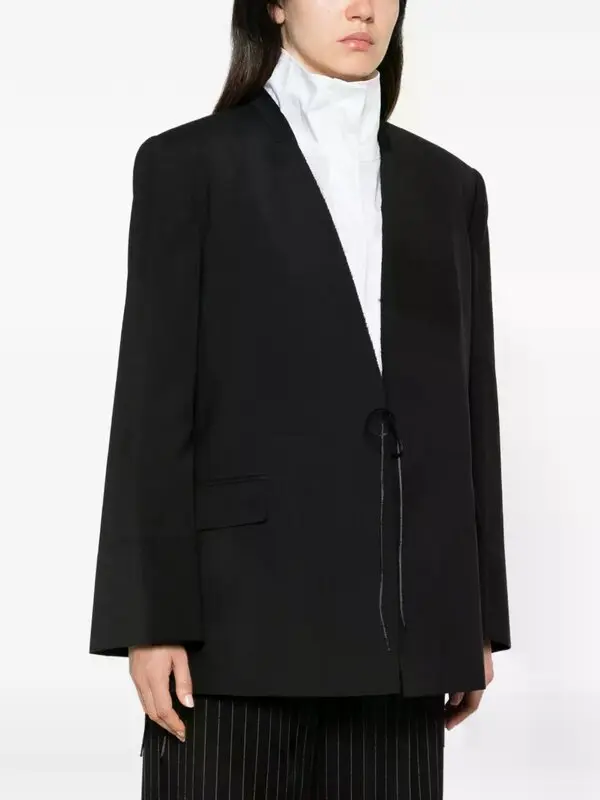 Sú Tie-fastening Wrap Blazer