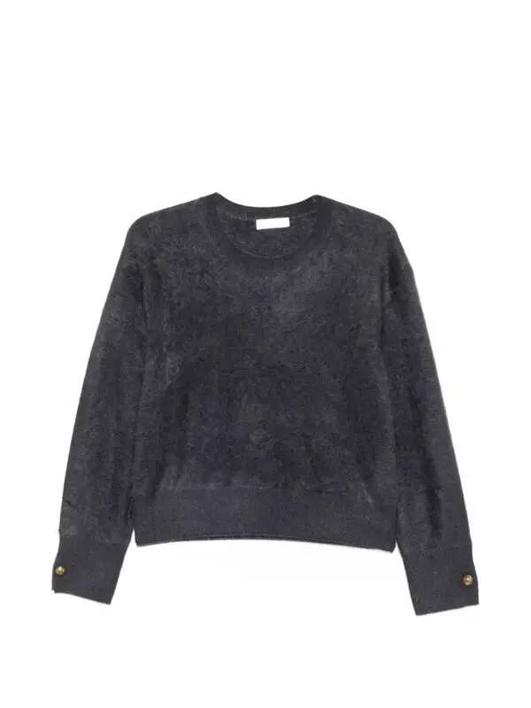 Majestic Filatures Button-cuff Knitted Sweater