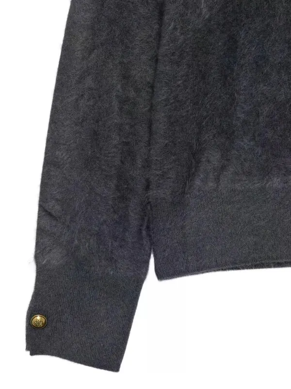 Majestic Filatures Button-cuff Knitted Sweater