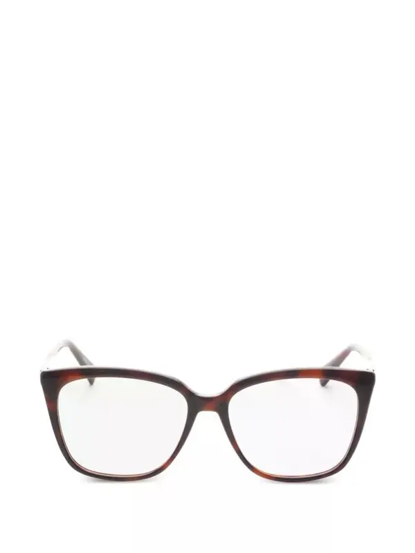 Tumi Tortoiseshell-effect Cat-eye Glasses - Brown