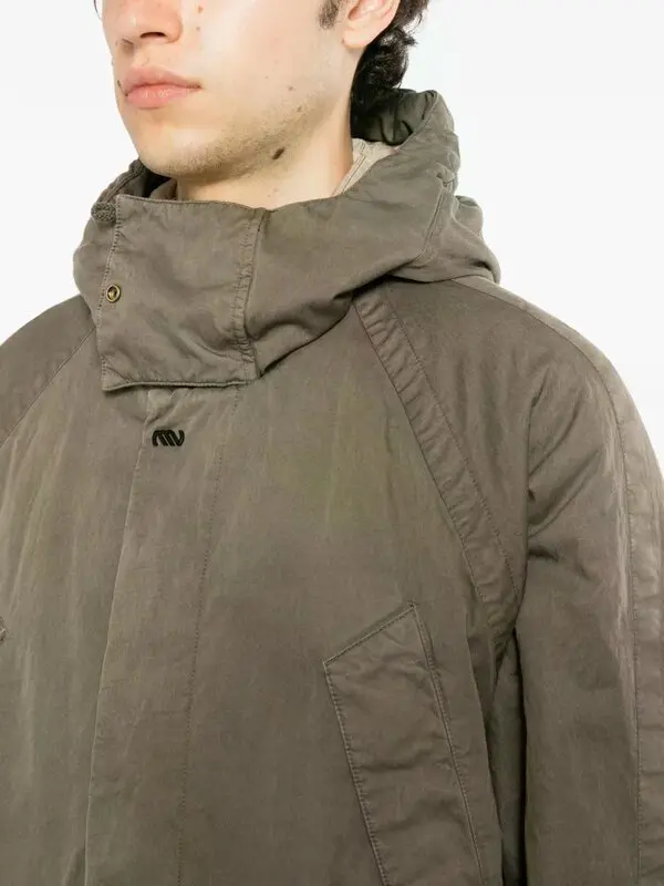 MASSIMO OSTI STUDIO Logo-patch Military Jacket