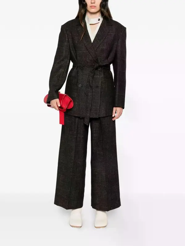 Sú Belted Double-breasted Blazer