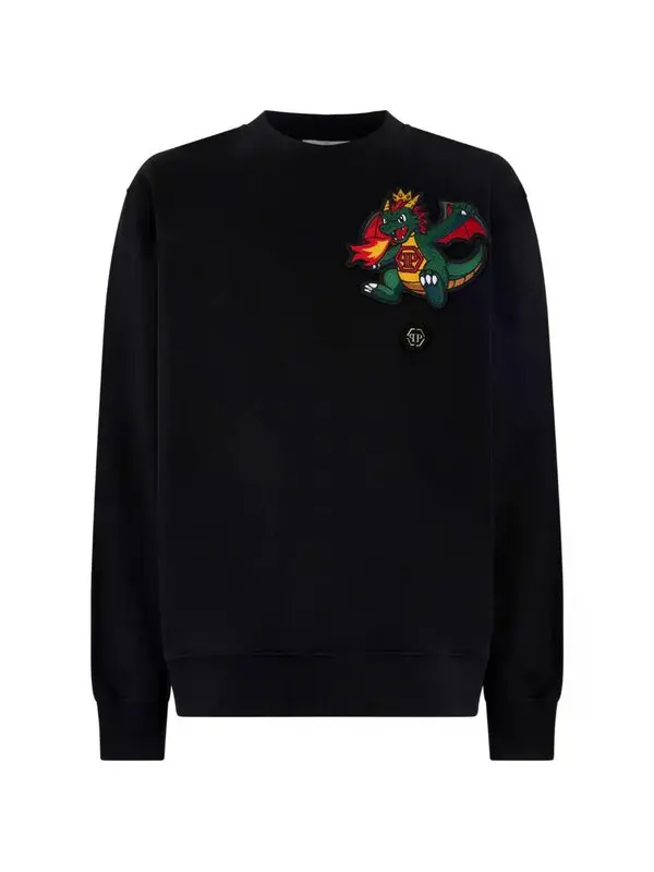 Philipp Plein Dragon-patch Sweatshirt