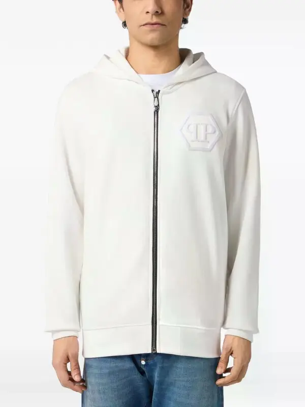 Philipp Plein Hexagon Zip-up Hoodie